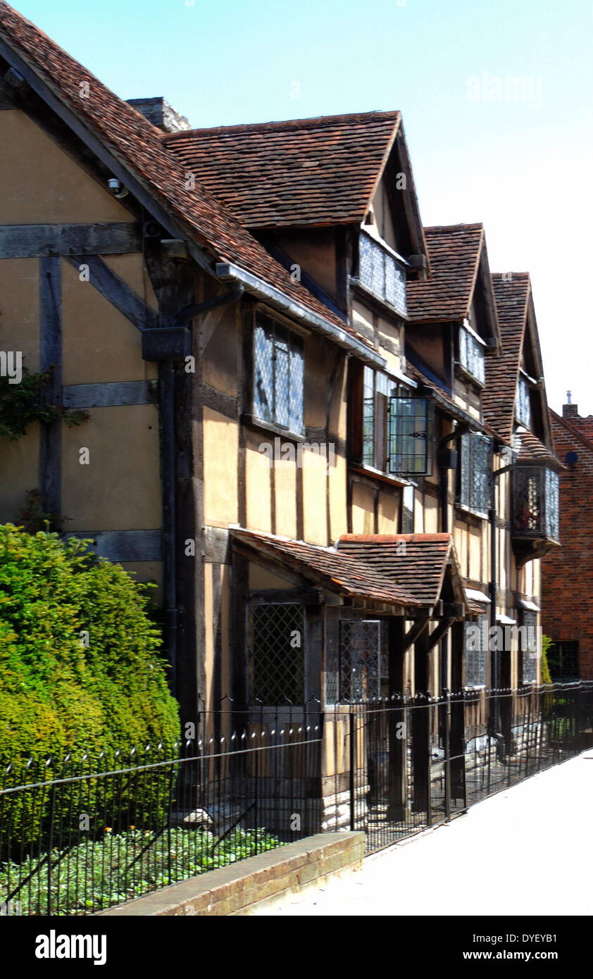 Shakespeare's Birthplace is a restored 16th-century half-timbered house ...