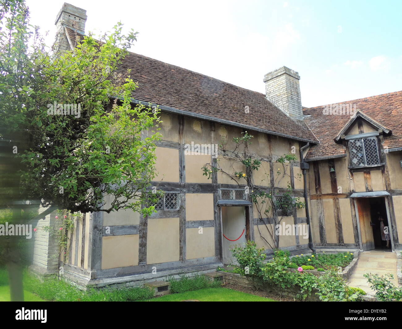 Shakespeare's Birthplace is a restored 16th-century half-timbered house ...