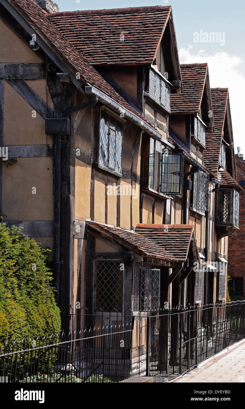 Shakespeare's Birthplace is a restored 16th-century half-timbered house ...