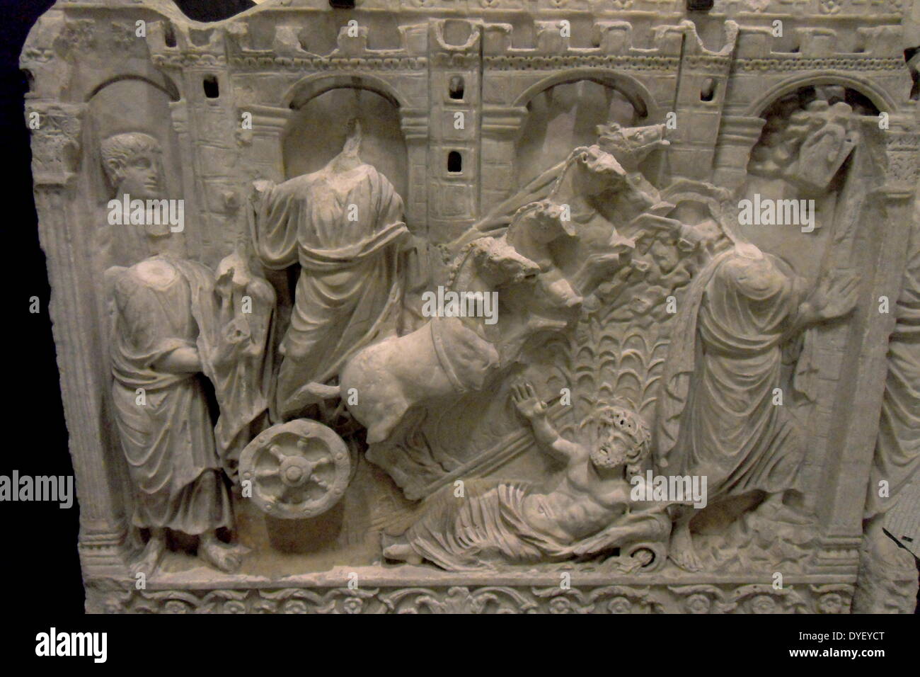 Sculpted relief of a scene from the Old Testament. Made from Marble ...