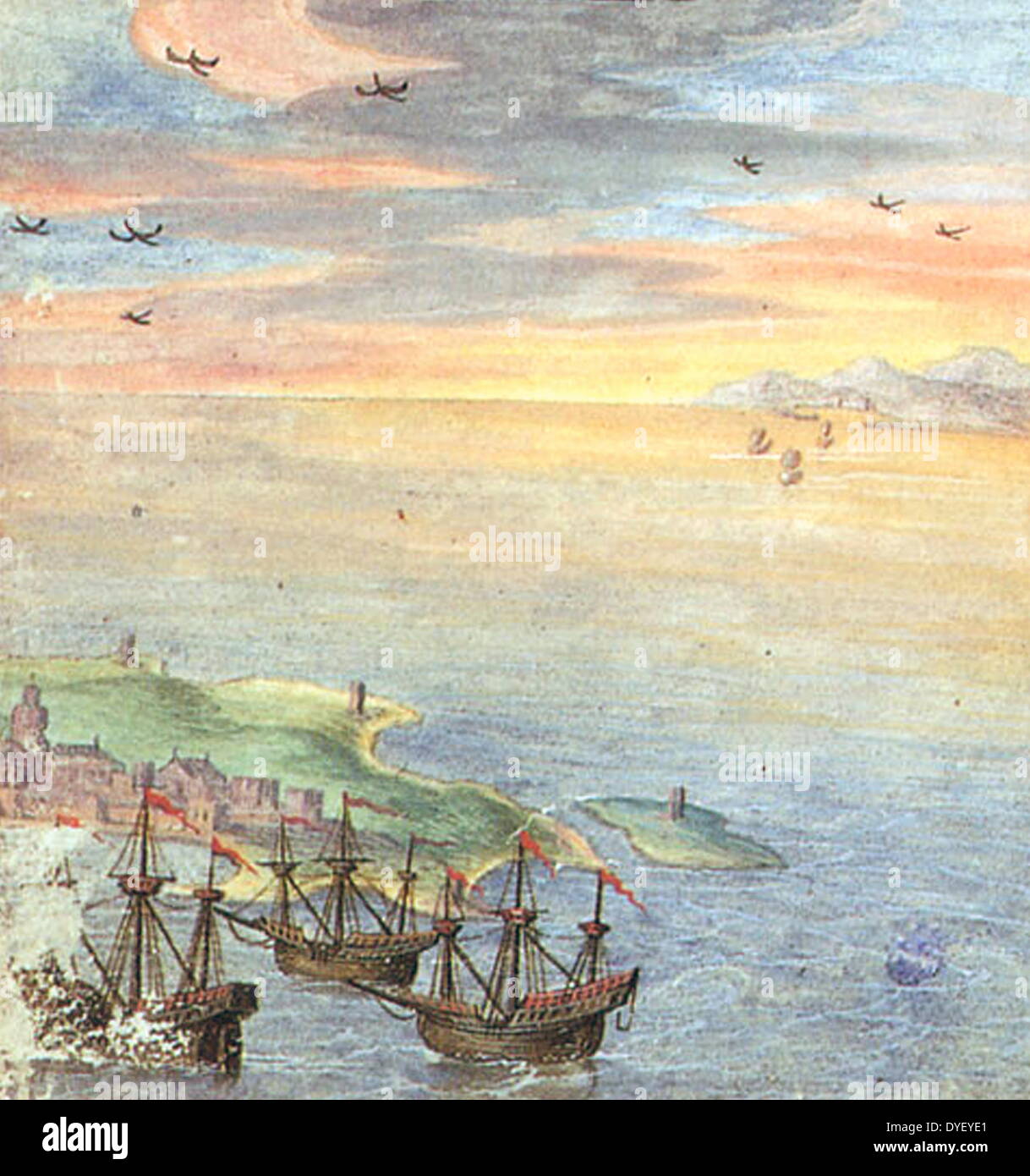 Painted series telling the story of Nicosia under siege, which happened ...