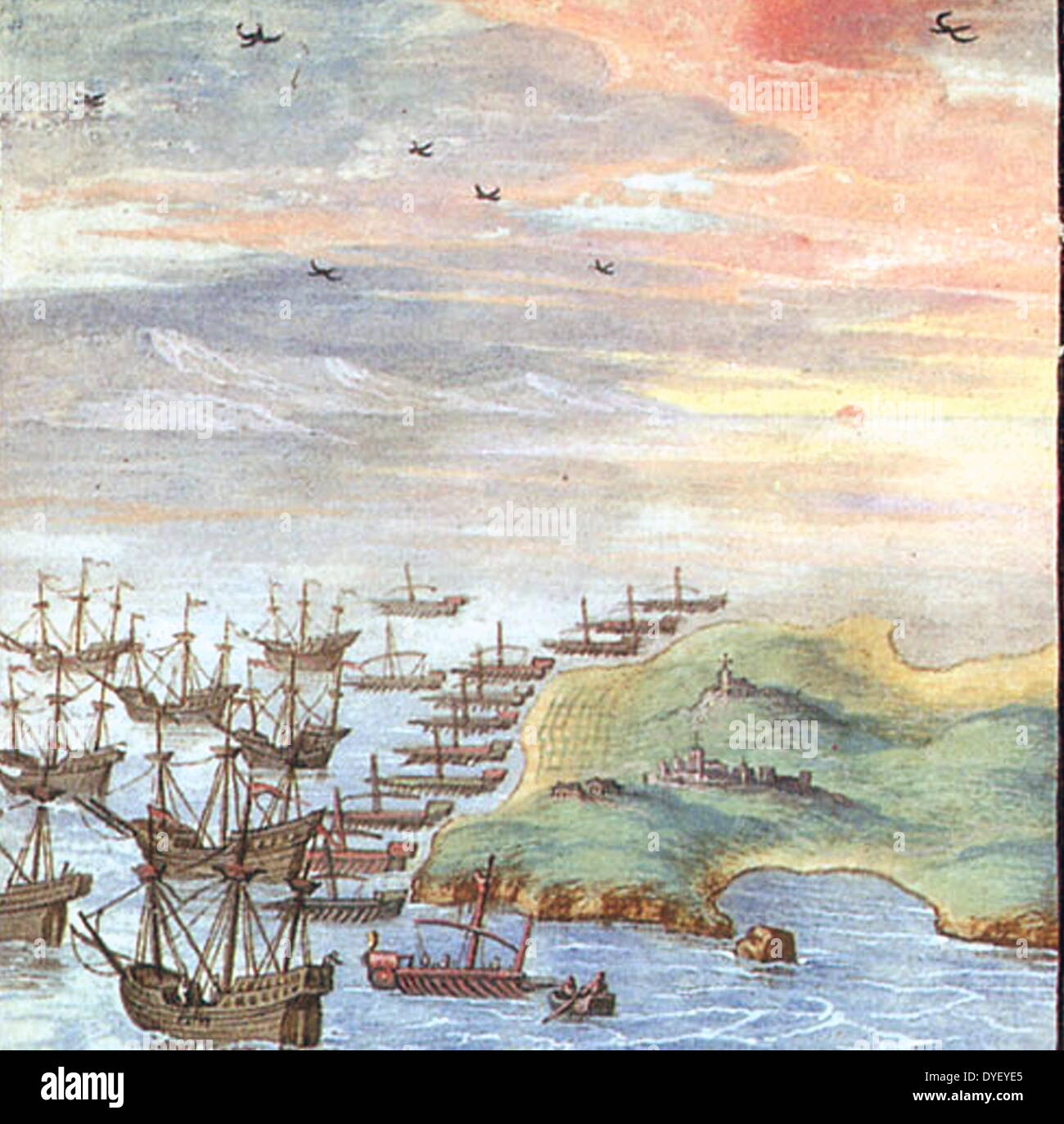 Painted series telling the story of Nicosia under siege, which happened ...