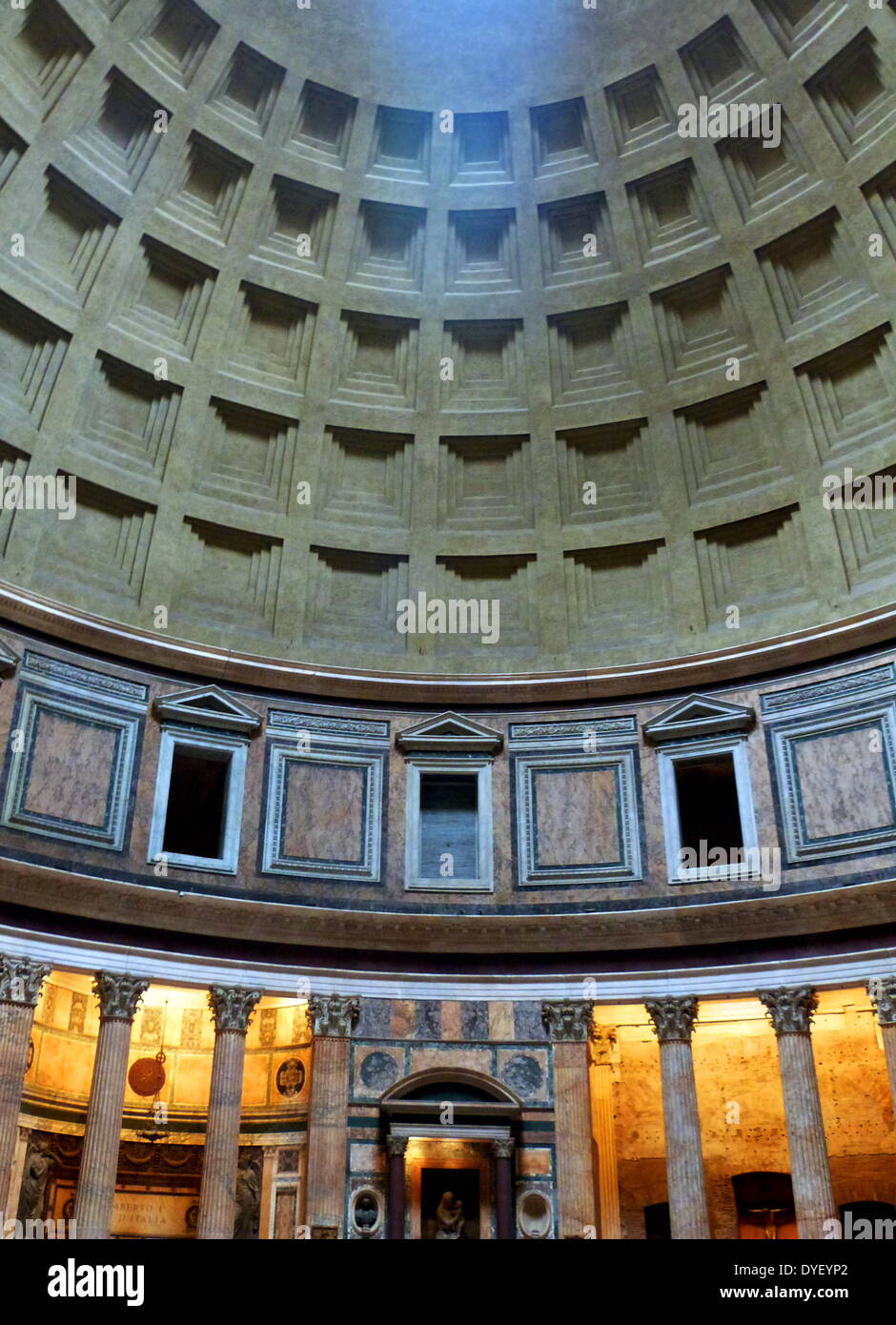 One of the best preserved ancient buildings in rome hi-res stock ...