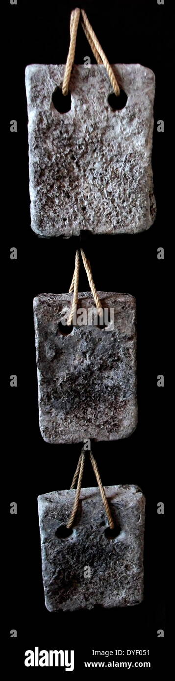 Lead weights hoist balance flavian roman amphitheatre hi-res stock ...