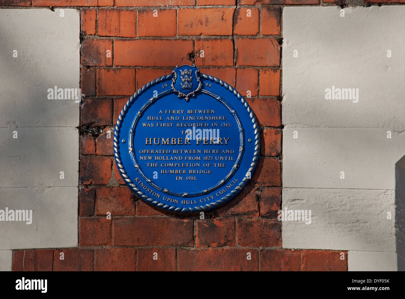 Blue plaque kingston upon hull hi-res stock photography and images - Alamy
