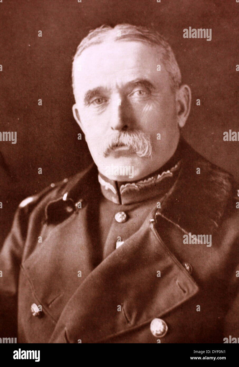 Portrait photograph of the John French, the first Earl of Ypres. Lived ...