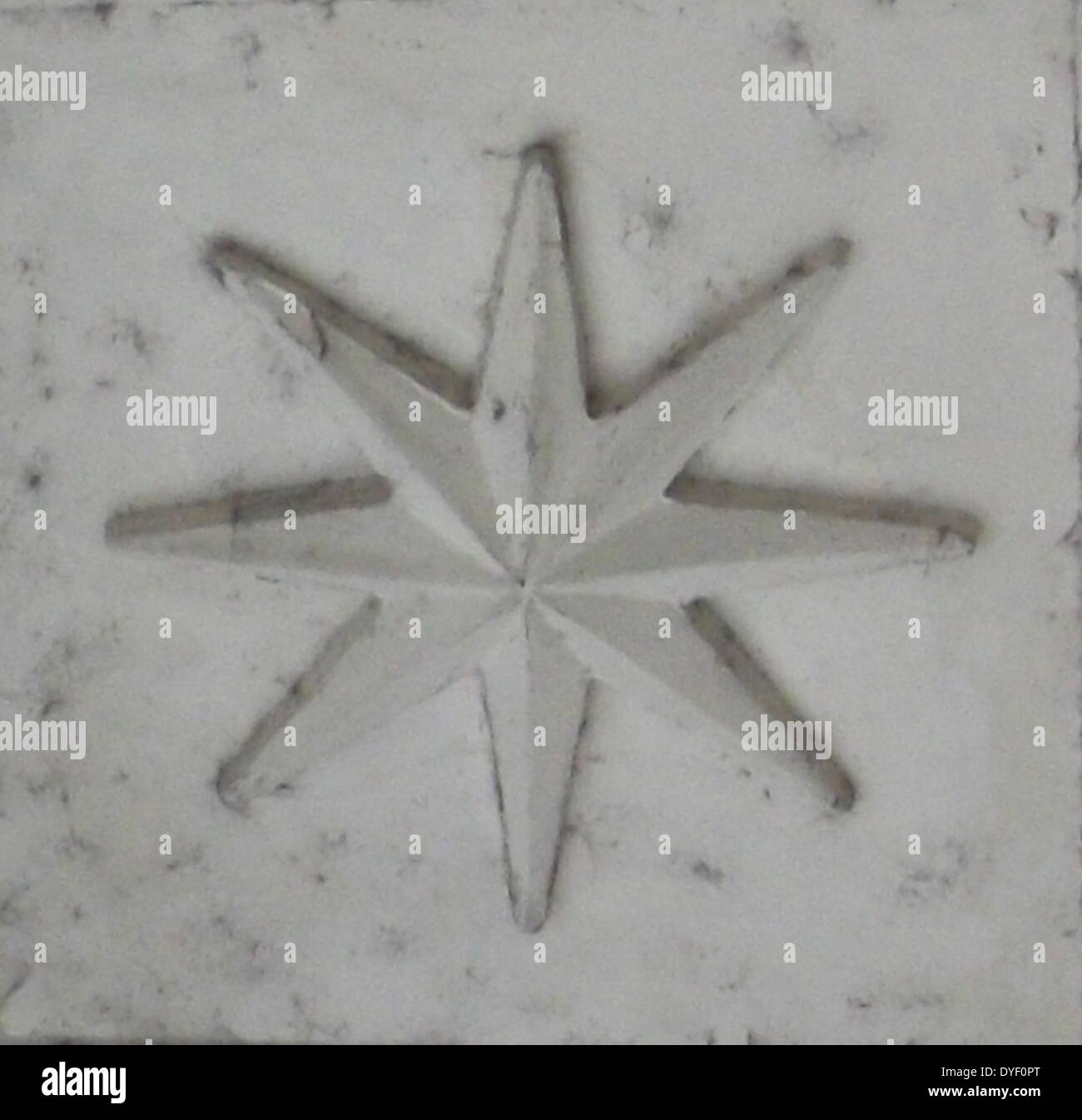 Architectural relief detail in Saint Peter's Square in the Vatican City ...