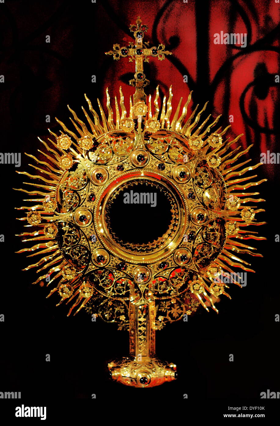 Gilded copper monstrance by John Hardman and co. Made for Saint ...