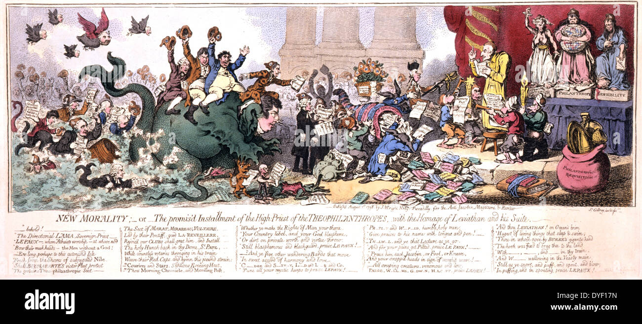 The french revolution gillray hi-res stock photography and images - Alamy