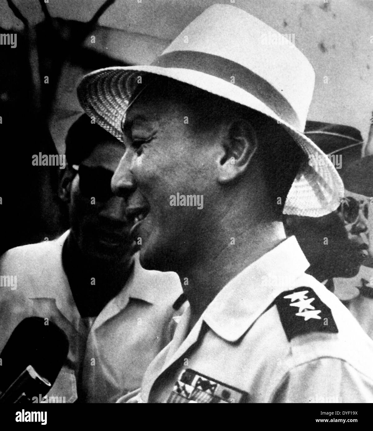 General Nguyen Van Thieu, President of South Vietnam between 1965-1975 ...