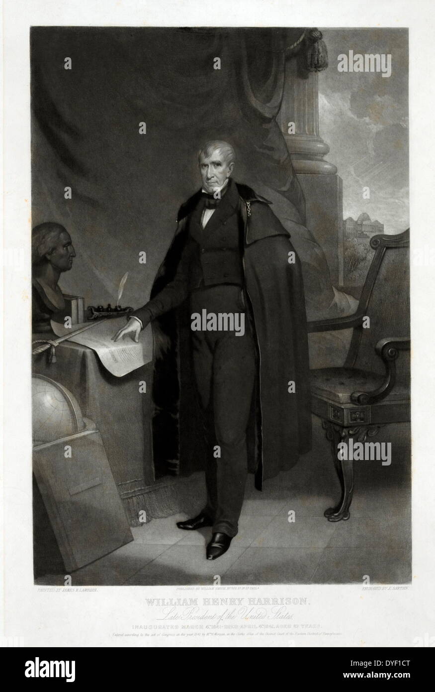 William Henry Harrison--Late President of the United States a painting ...