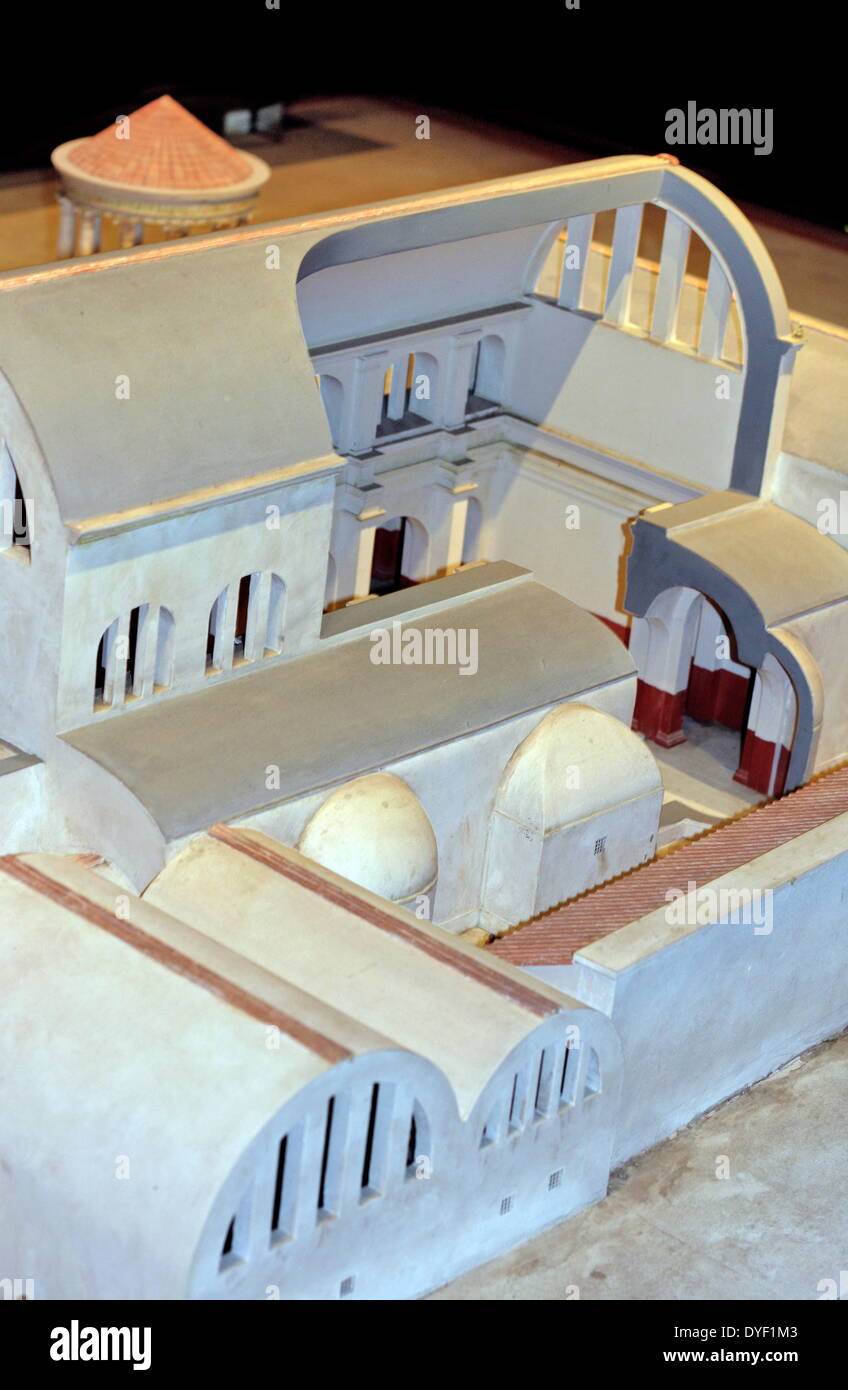 Model reconstruction of the 4th century Sulis Minerva baths, temple and ...