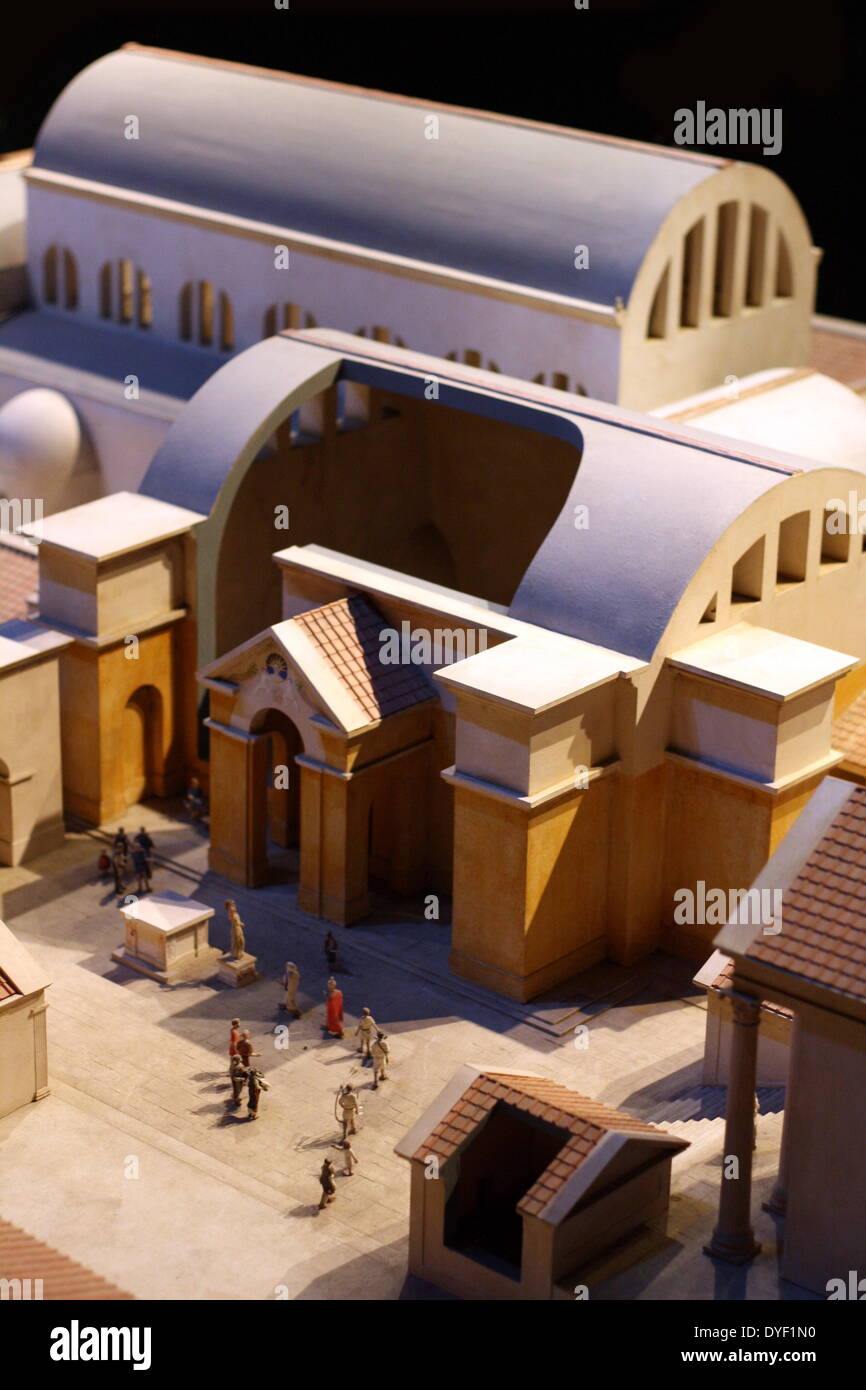 Model reconstruction of the 4th century sulis minerva baths hi-res ...