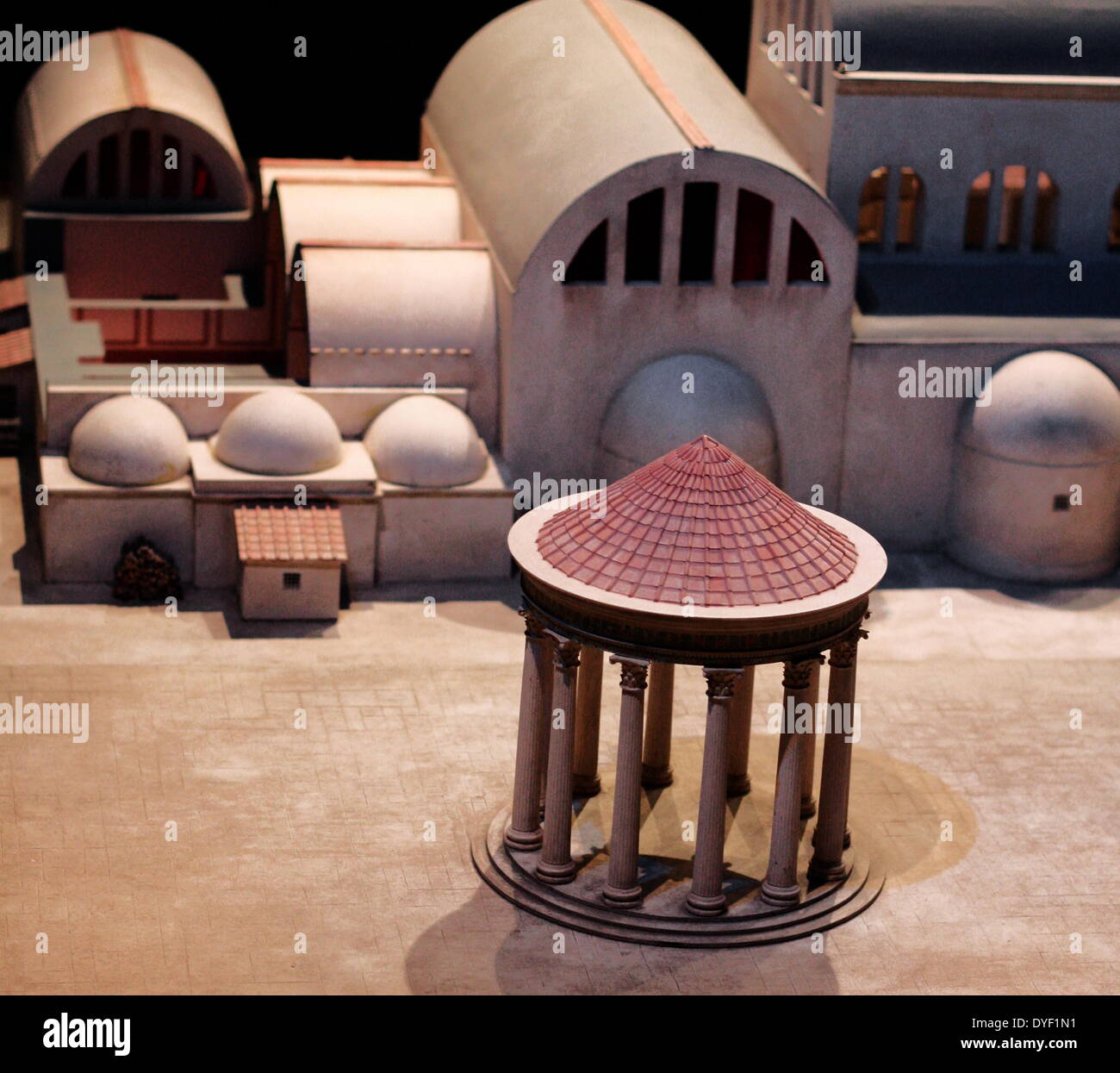 Model reconstruction of the 4th century Sulis Minerva baths, temple and ...