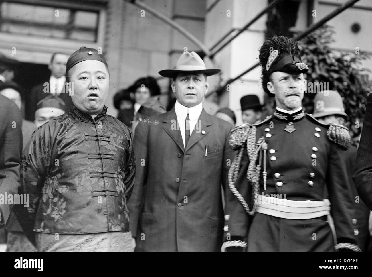 Prince Tsia-Hsun (Tsai Hsun) head of the Chinese Imperial Navy with ...