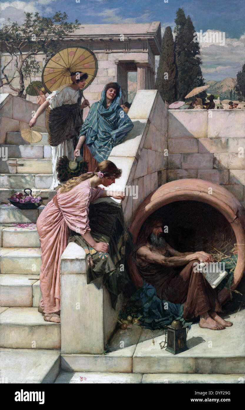 John William Waterhouse – Diogenes (1882). John William Waterhouse ...