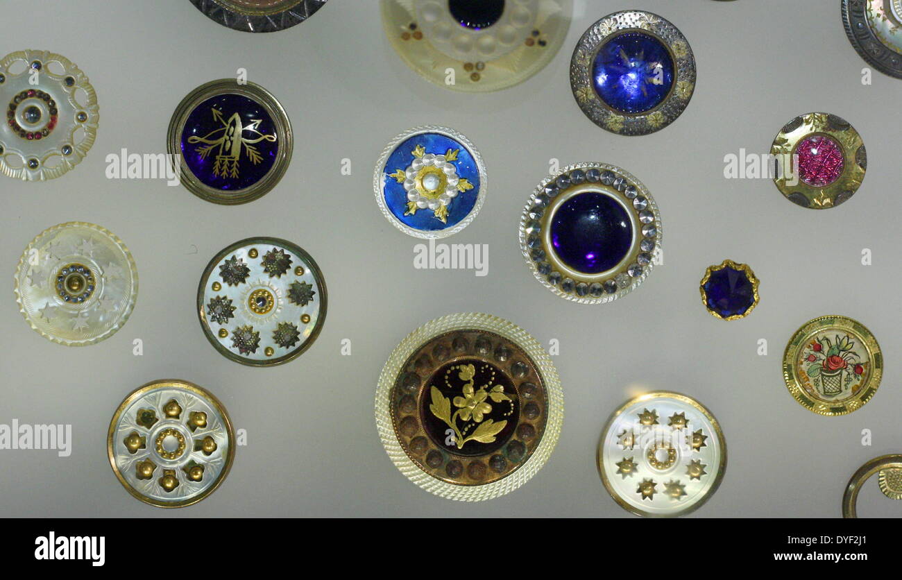 A collection of vintage buttons from John Taylor's workshop in ...