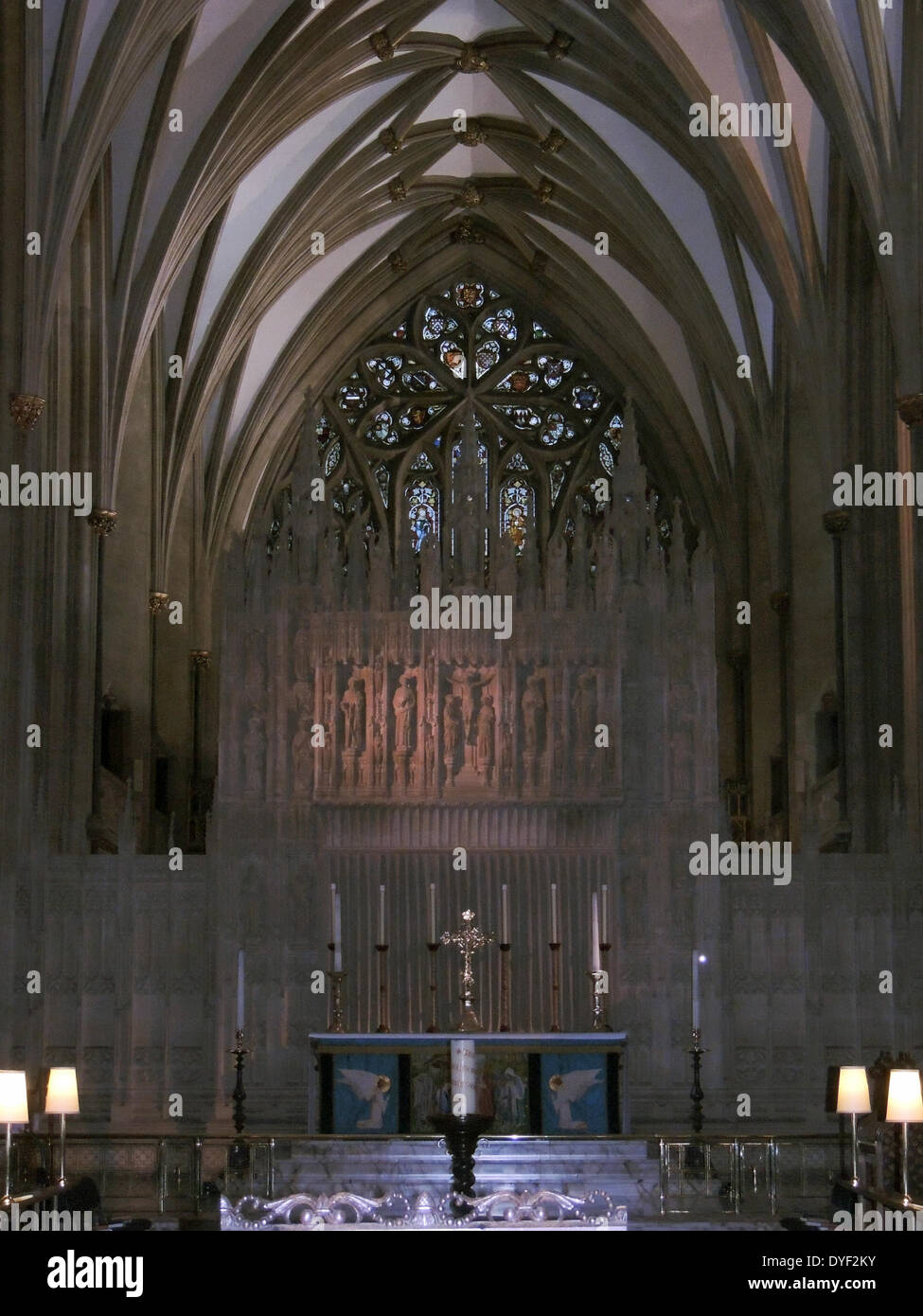 Bristol cathedral interior vault church architecture medieval hi-res ...