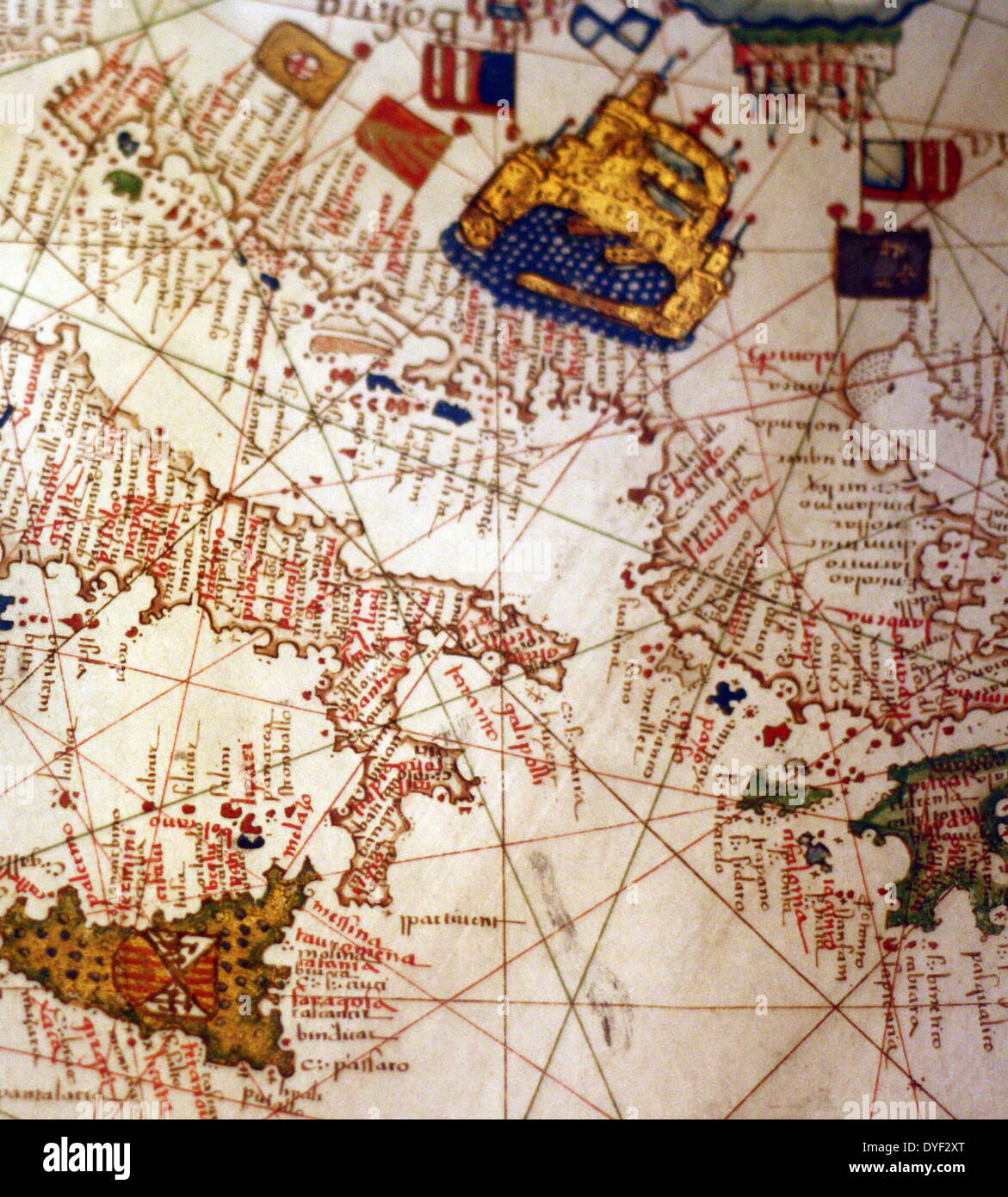 Messina Map Sicily High Resolution Stock Photography and Images - Alamy