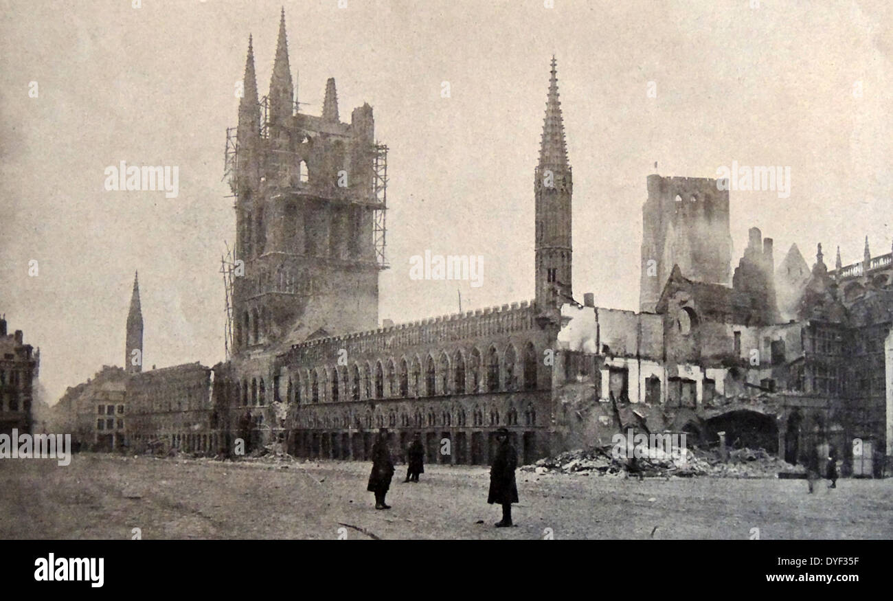 Ypres france ruins hi-res stock photography and images - Alamy