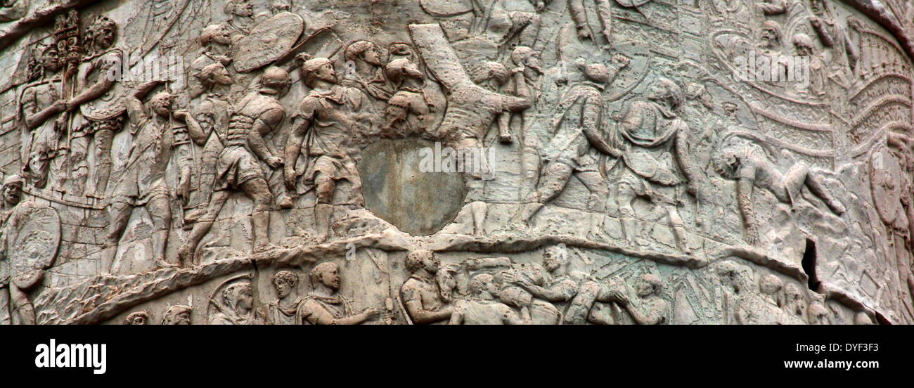 Trajan column relief emperor roman war battle soldiers dacian wars hi ...