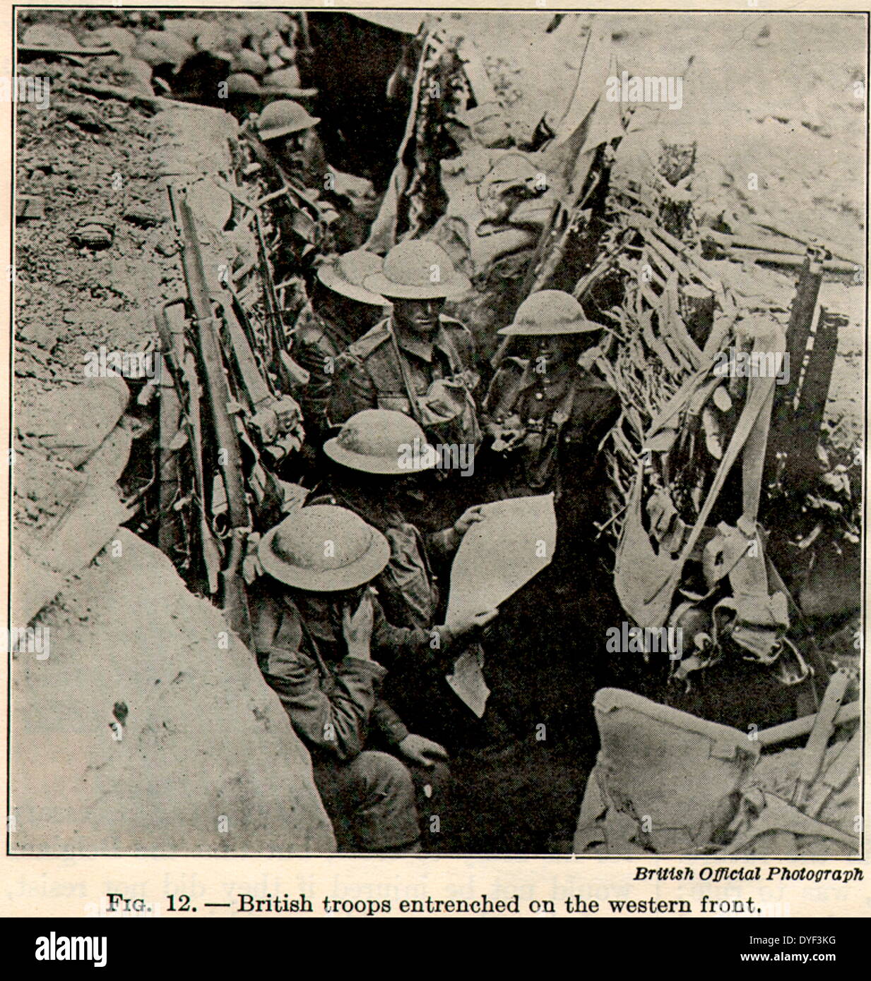 British troops western front hi-res stock photography and images - Alamy