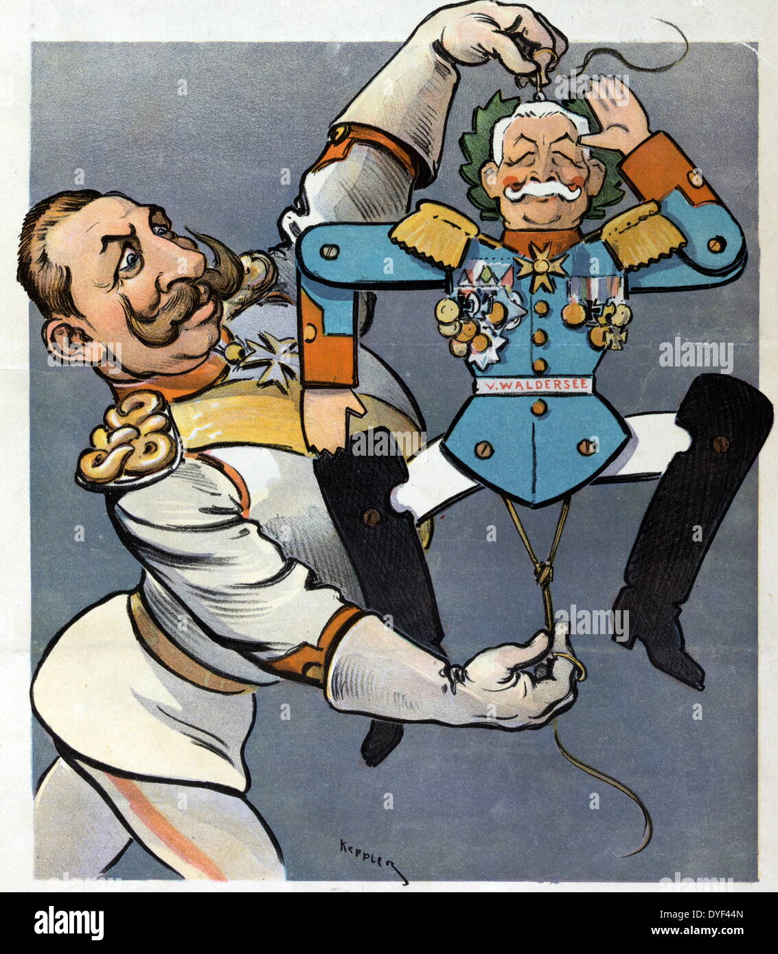 Cartoon of wilhelm ii hi-res stock photography and images - Alamy