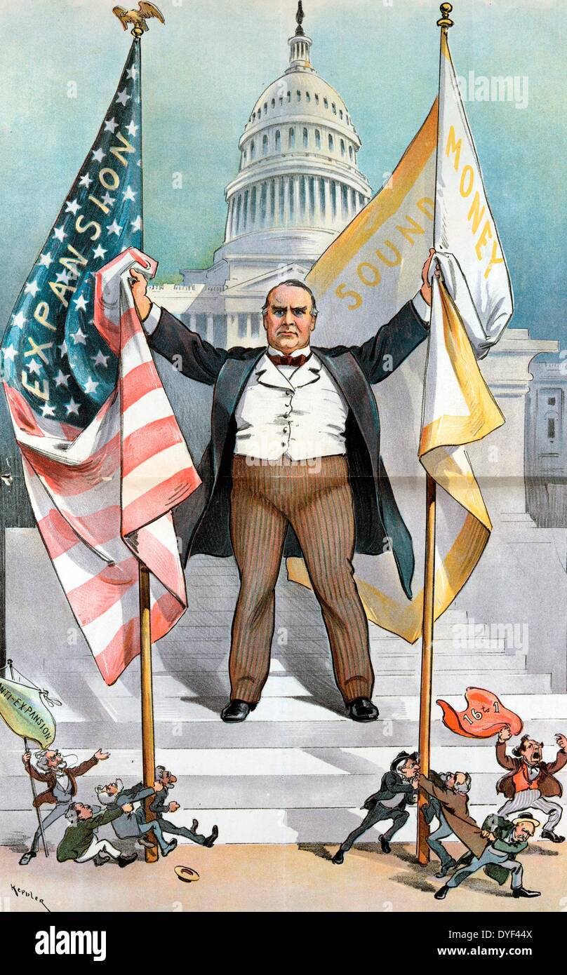 William Mckinley Cartoon Stock Photos & William Mckinley Cartoon Stock ...