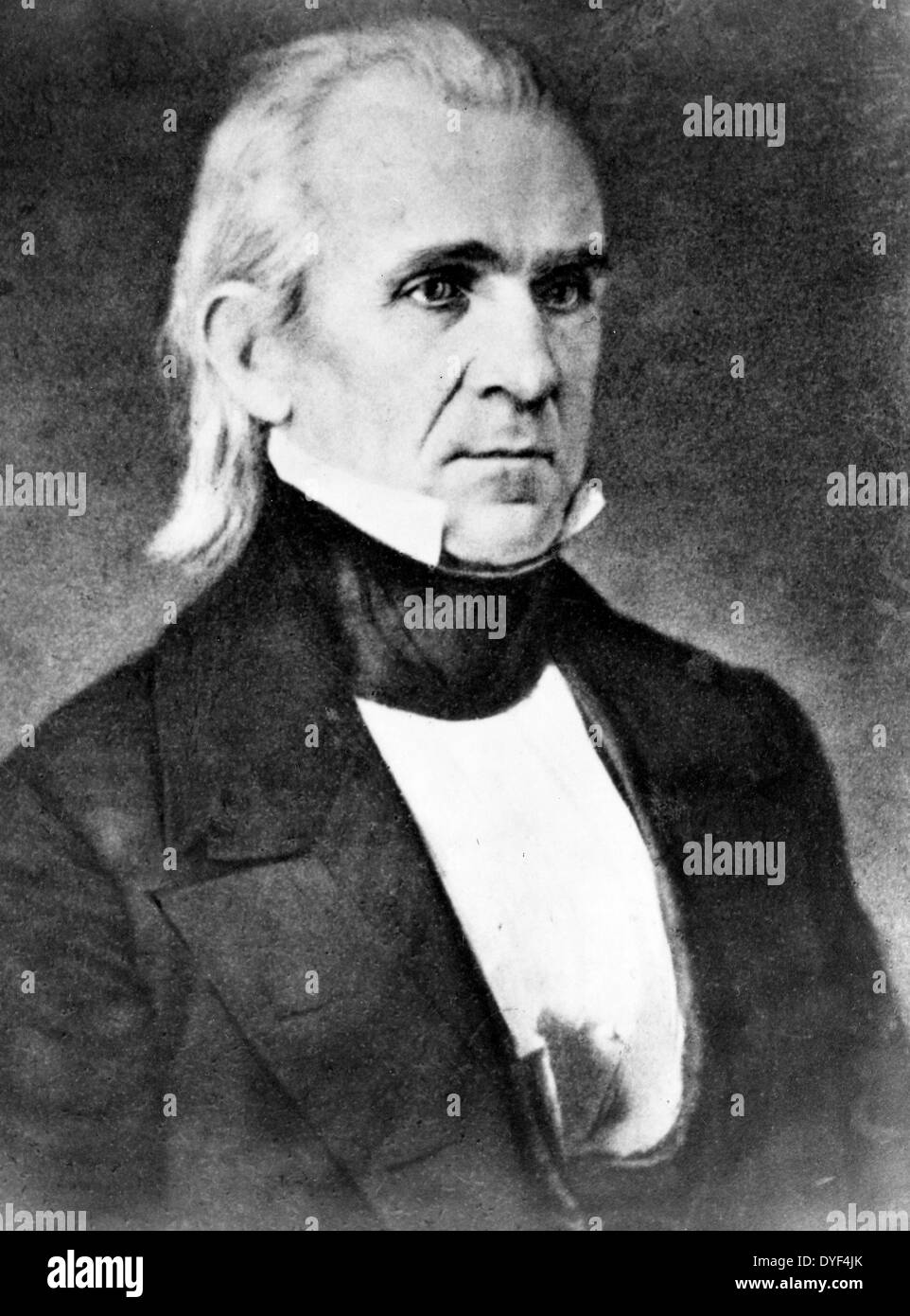President James K Polk 1860. 11th President of the United States of ...