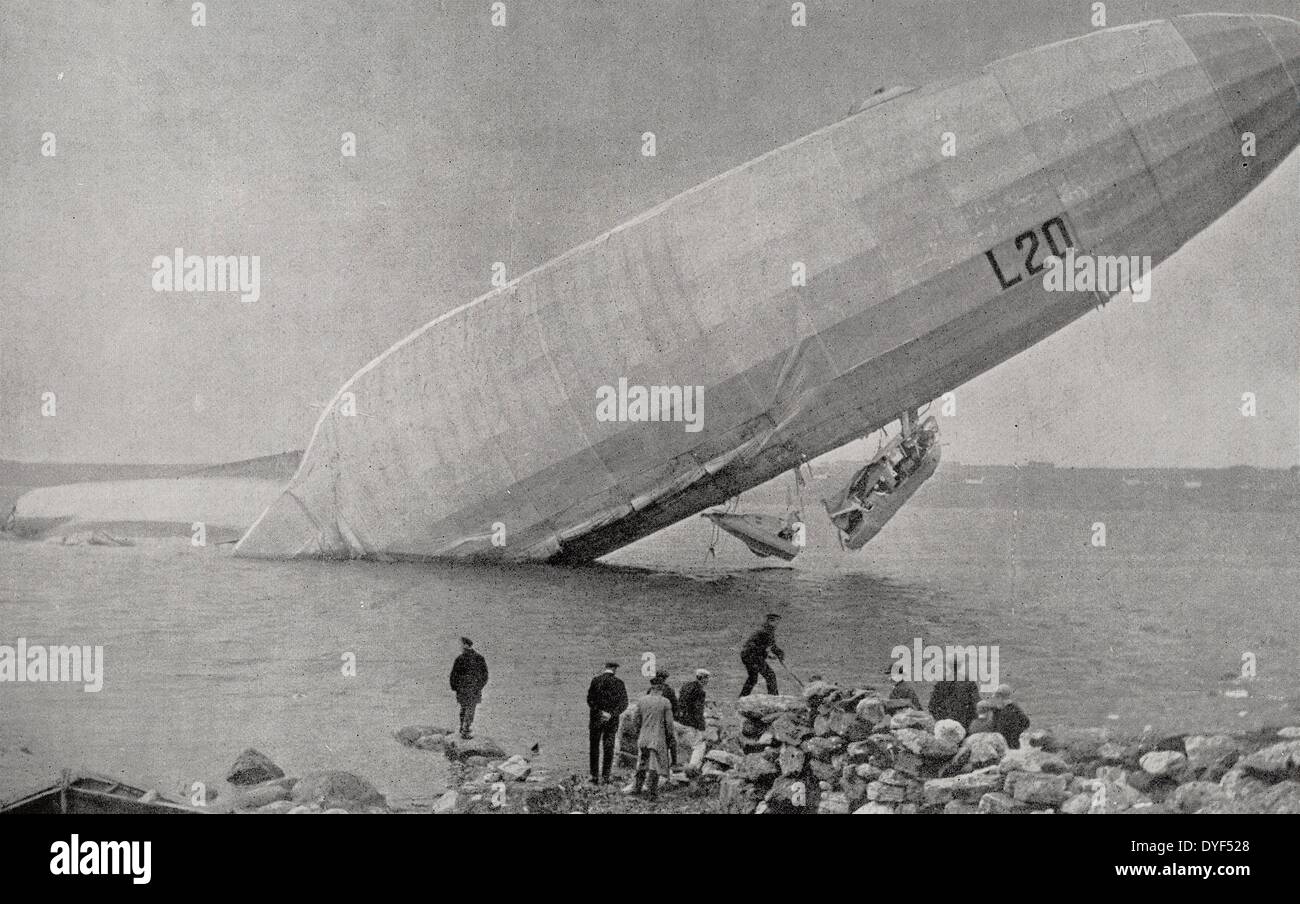 Differentiating the zeppelin came to the coast, in the fall, before her ...
