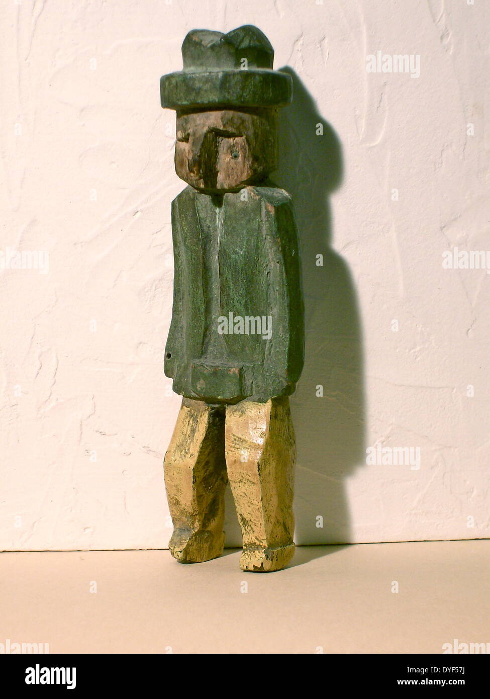 The Kuna Nuchu, or medicine doll, cut from the branches of a sacred ...