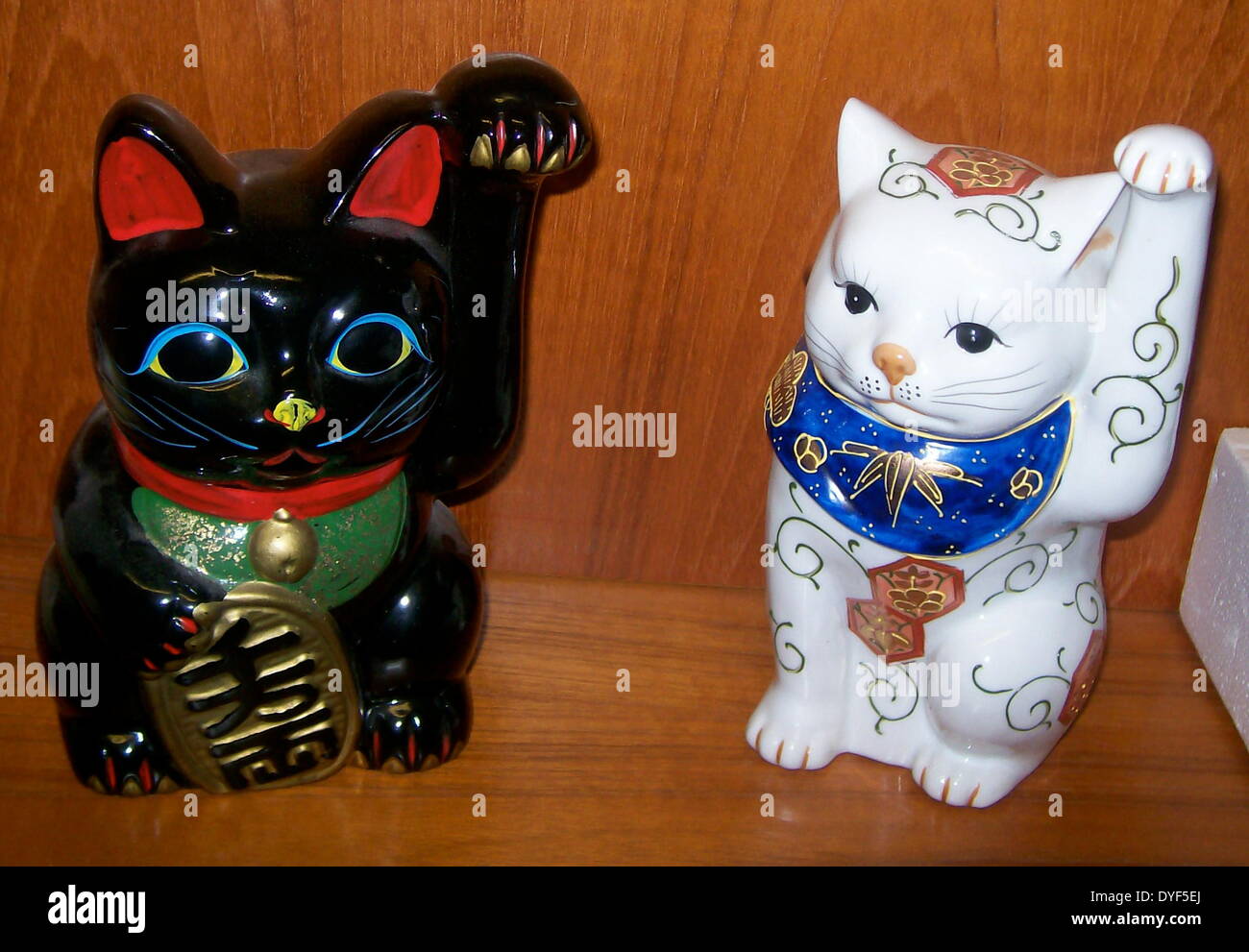 Beckoning Cats, the Maneki-Neko, from the Gotokuji temple in the ...