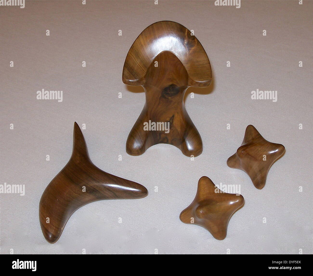 Vietnamese wood carved objects for handling to relieve stress Stock ...