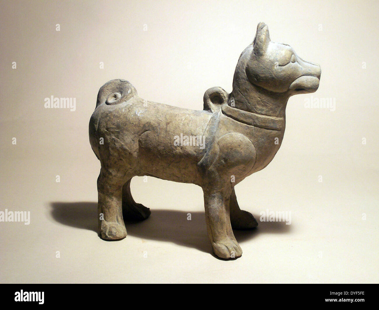 Ancient China: Guard Dog, pottery figure, Eastern Han Dynasty, 24-220 ...