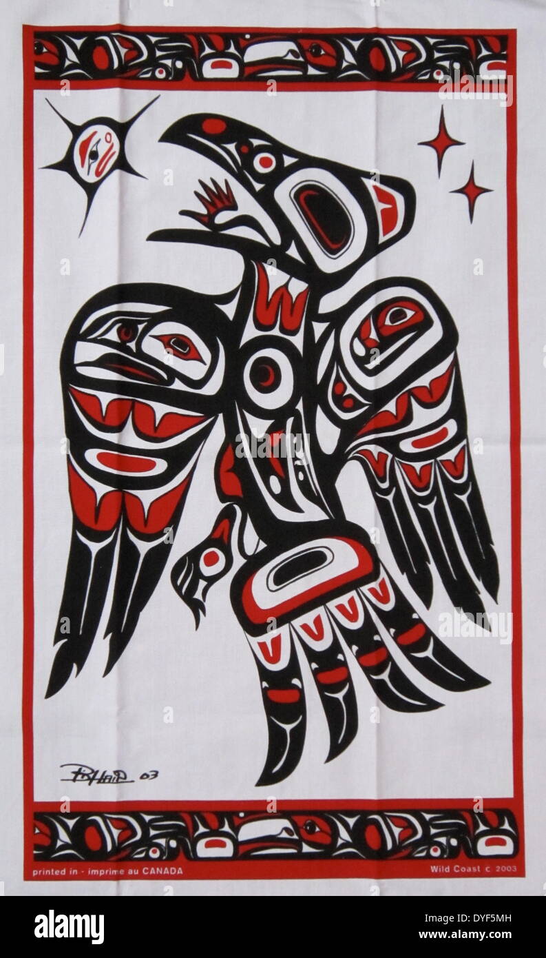 Northwestern Coast Native culture art Stock Photo - Alamy