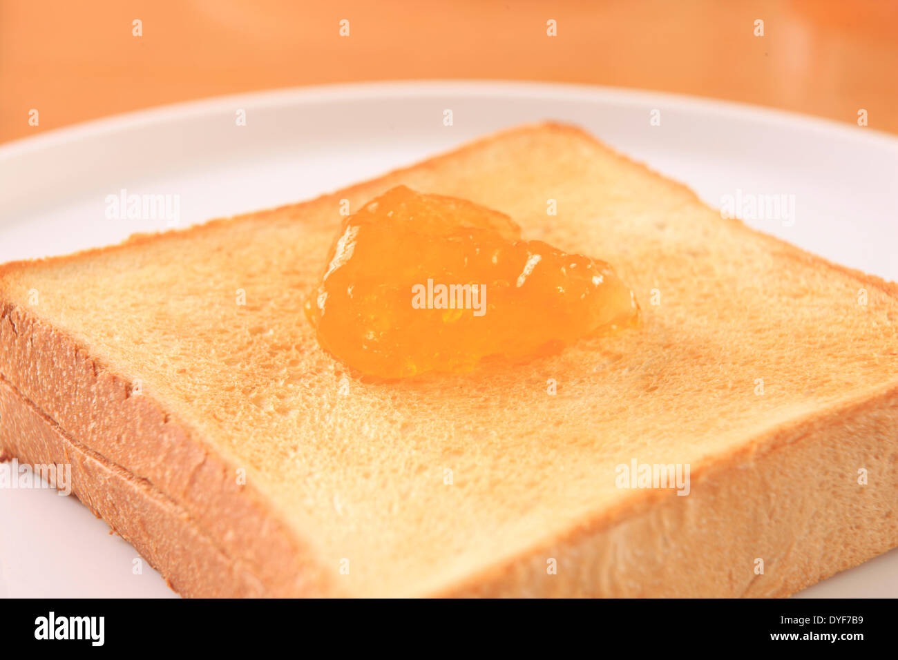 Bread and jam Stock Photo - Alamy