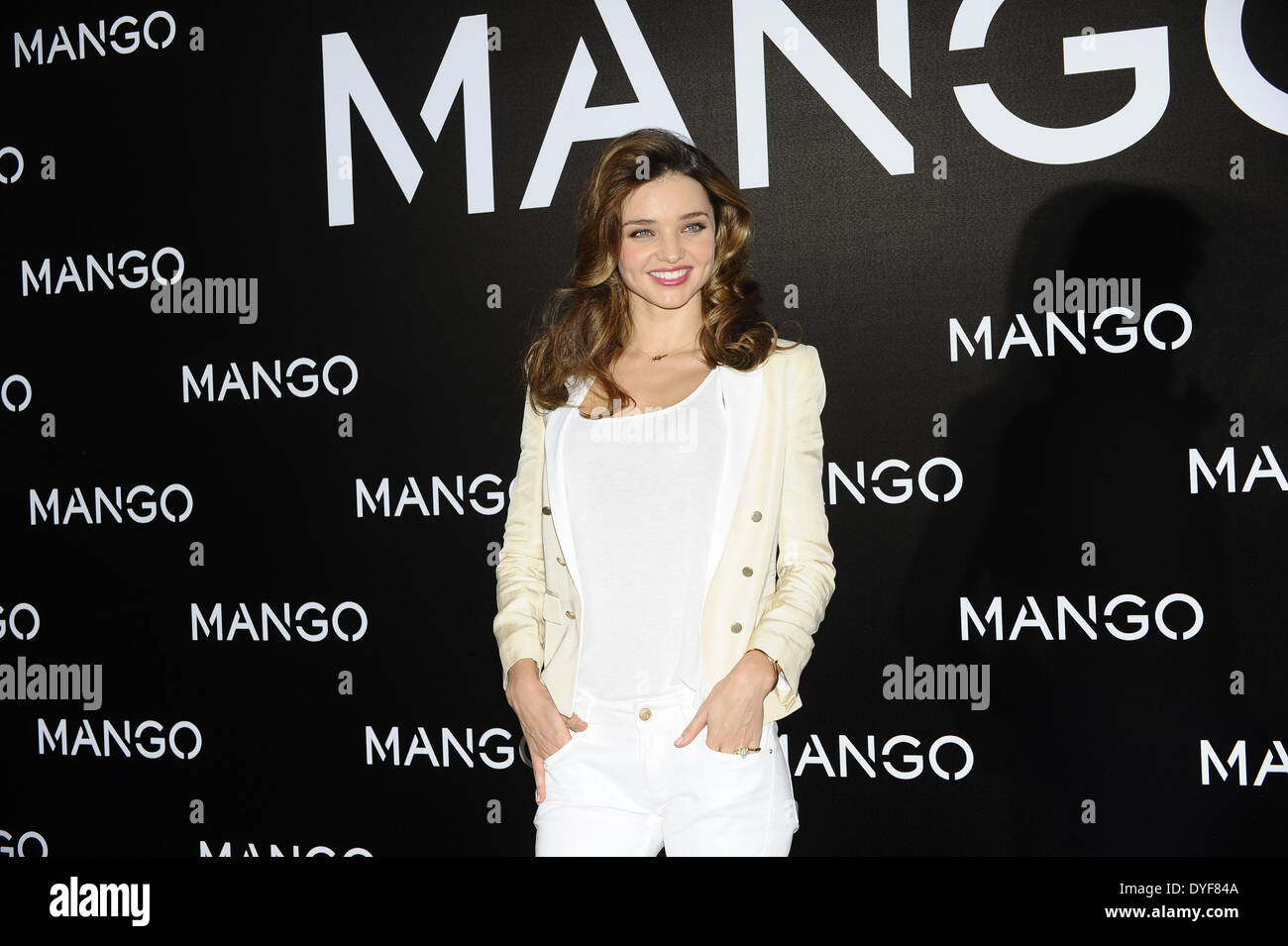 Miranda Kerr is unveiled as the new face of Mango Featuring: Miranda ...