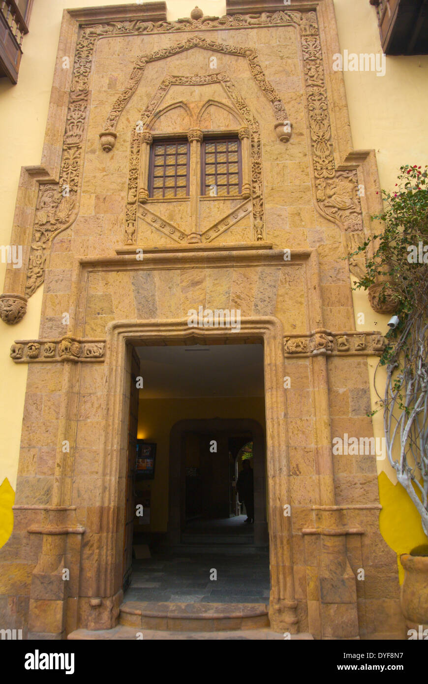 Casa Museo Colon, Columbus house, exterior, Vegueta district, Las ...