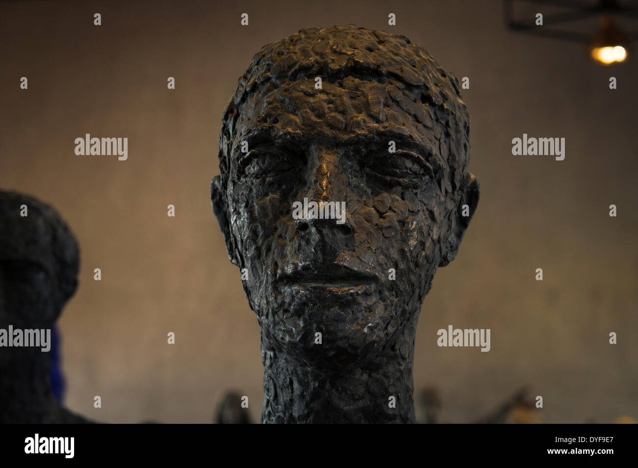The First Guardian (Jan Palach) sculpture by Olbram Zoubek Stock Photo ...