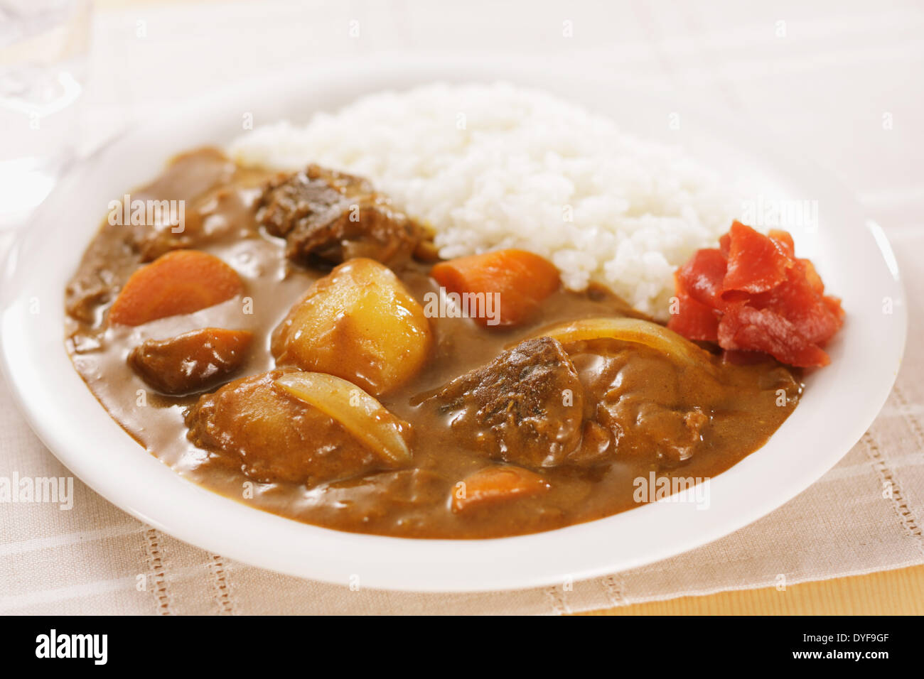 Japanese curry pickles hi-res stock photography and images - Alamy