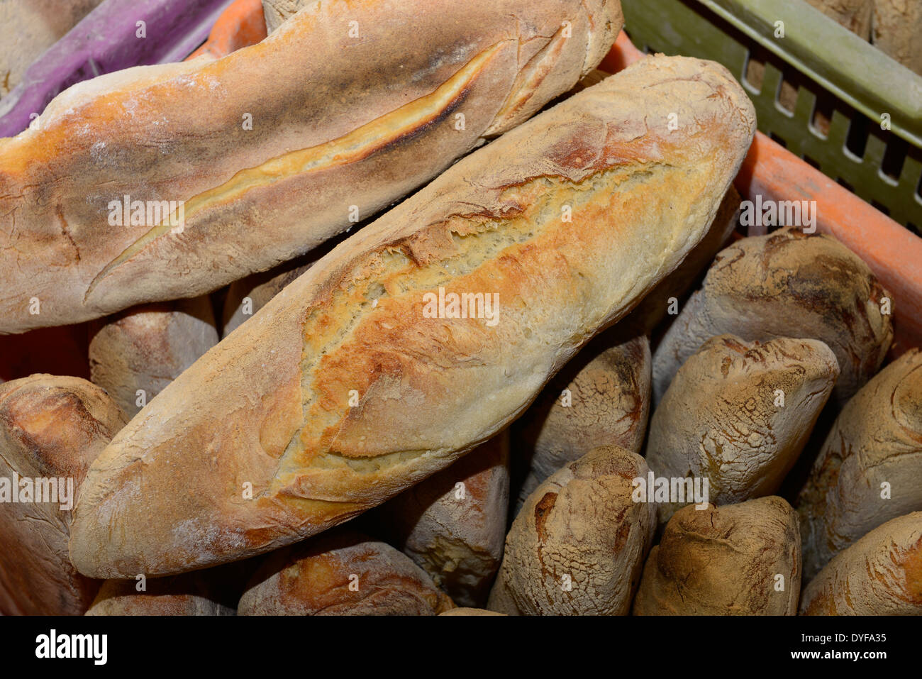 Traditional handmade Italian bread Stock Photo - Alamy