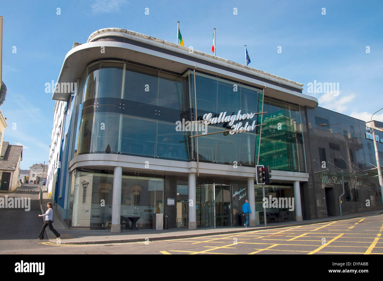 Gallaghers Hotel Letterkenny County Donegal Ireland Stock Photo - Alamy