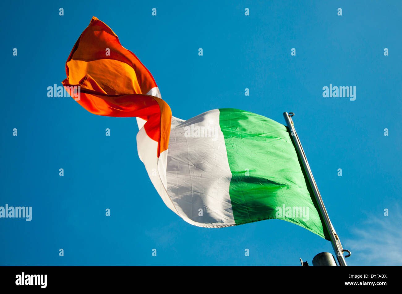 Irish tricolour hi-res stock photography and images - Alamy