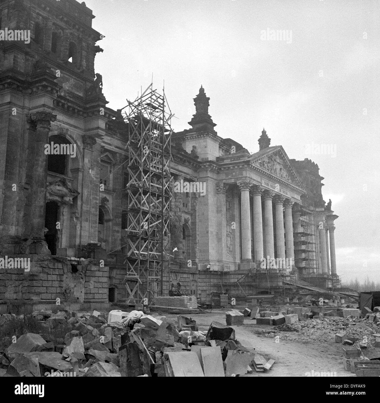 Rebuilding and reconstruction Black and White Stock Photos & Images - Alamy