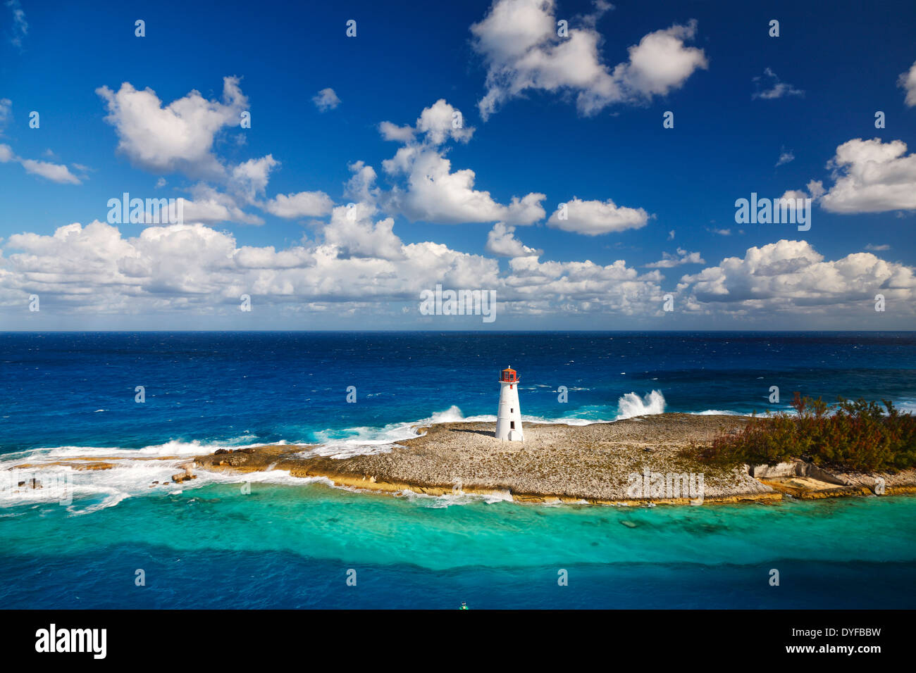 Nassau, lighthouse on the Paradise island Stock Photo - Alamy