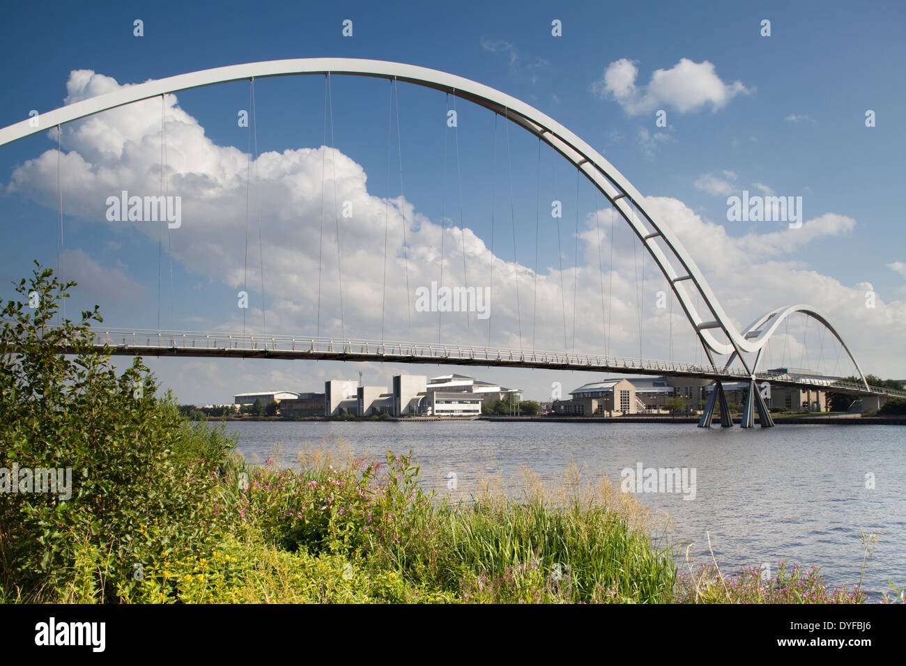 The Infinity Bridge, Stockton-on-Tees, England Stock Photo - Alamy