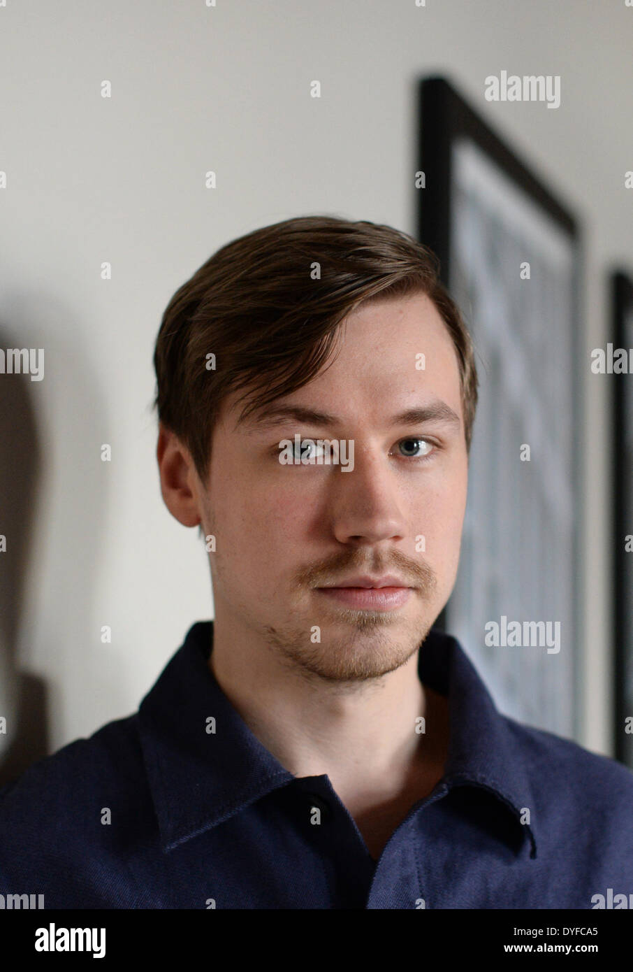 Berlin, Germany. 15th Apr, 2014. EXKLUSIVE - German actor David Kross ...
