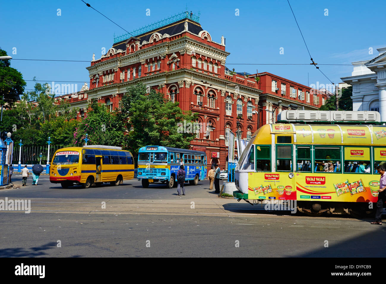 India, West Bengal, Kolkata, Calcutta, BBD Bagh, Writers Building Stock ...