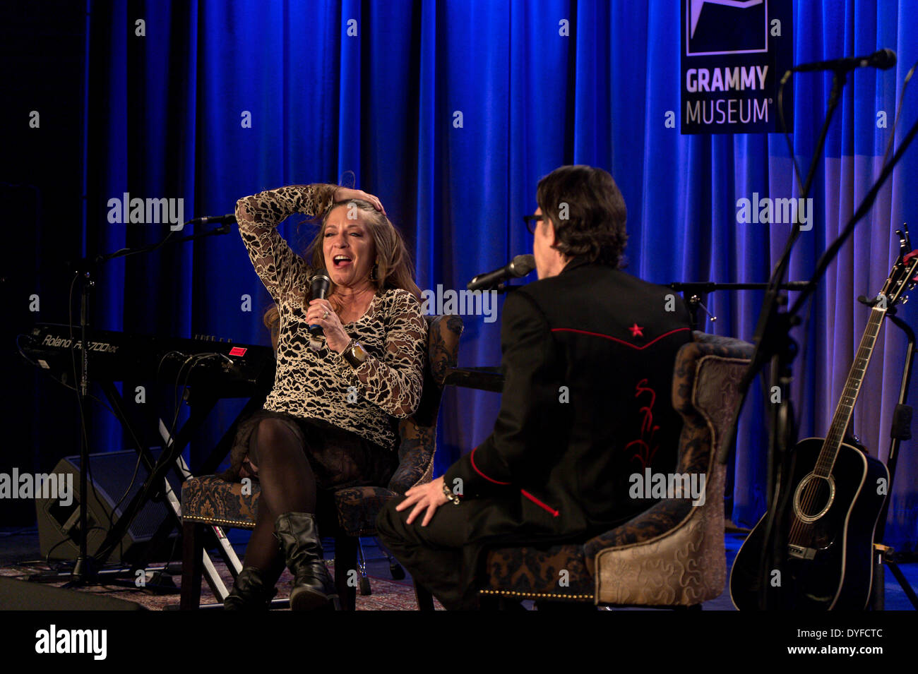 Los Angeles, California, USA. 15th Apr, 2014. CARLENE CARTER, daughter ...