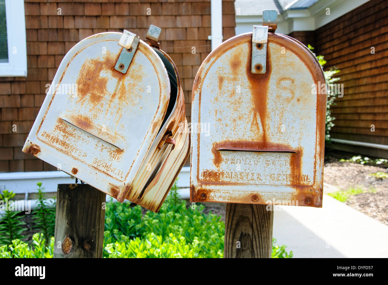American post boxes hi-res stock photography and images - Alamy